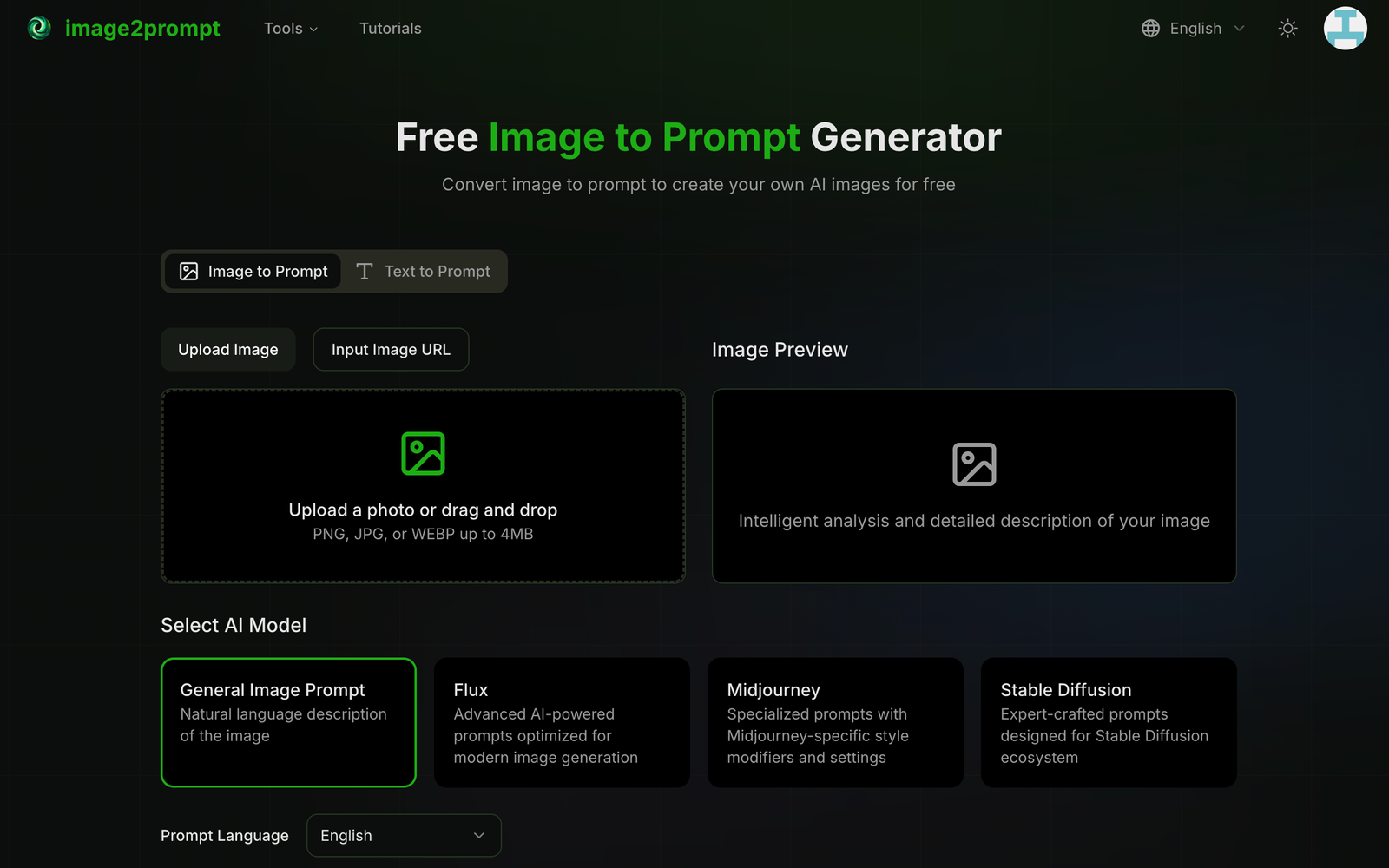 Image2Prompt - Free Image to Prompt Generator: AI Tool Reviews, Pricing ...