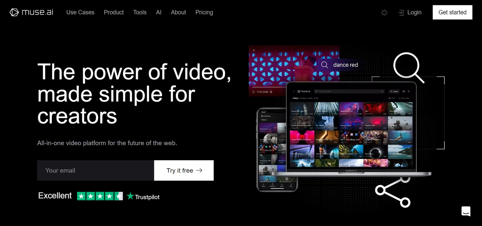 Muse.ai: AI Tool Reviews, Pricing and Software alternatives 2026 | ReviewAI