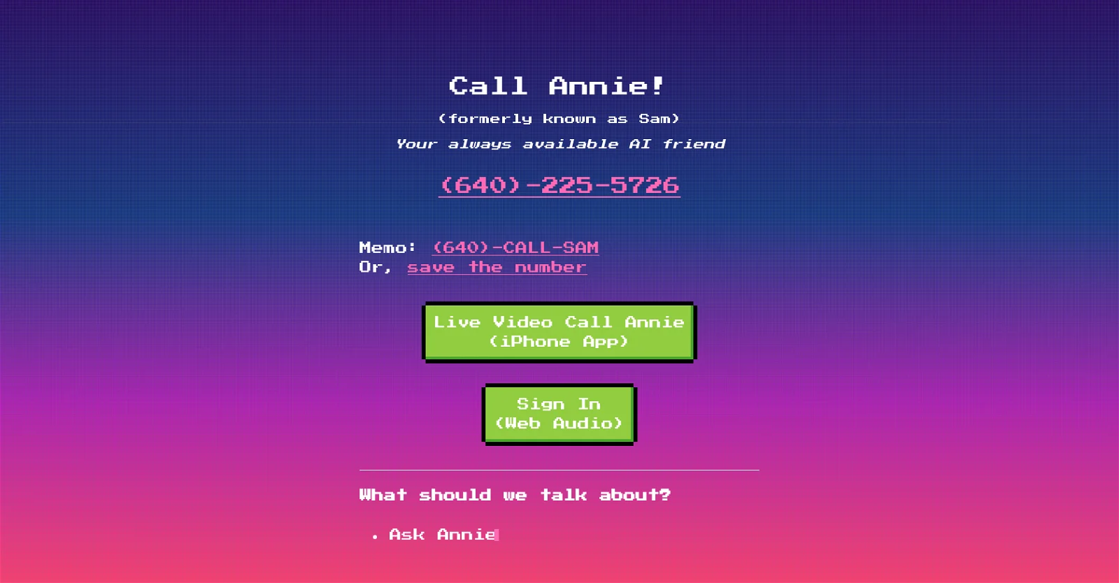 Call Annie: AI Tool Reviews, Pricing and Software alternatives 2025 ...
