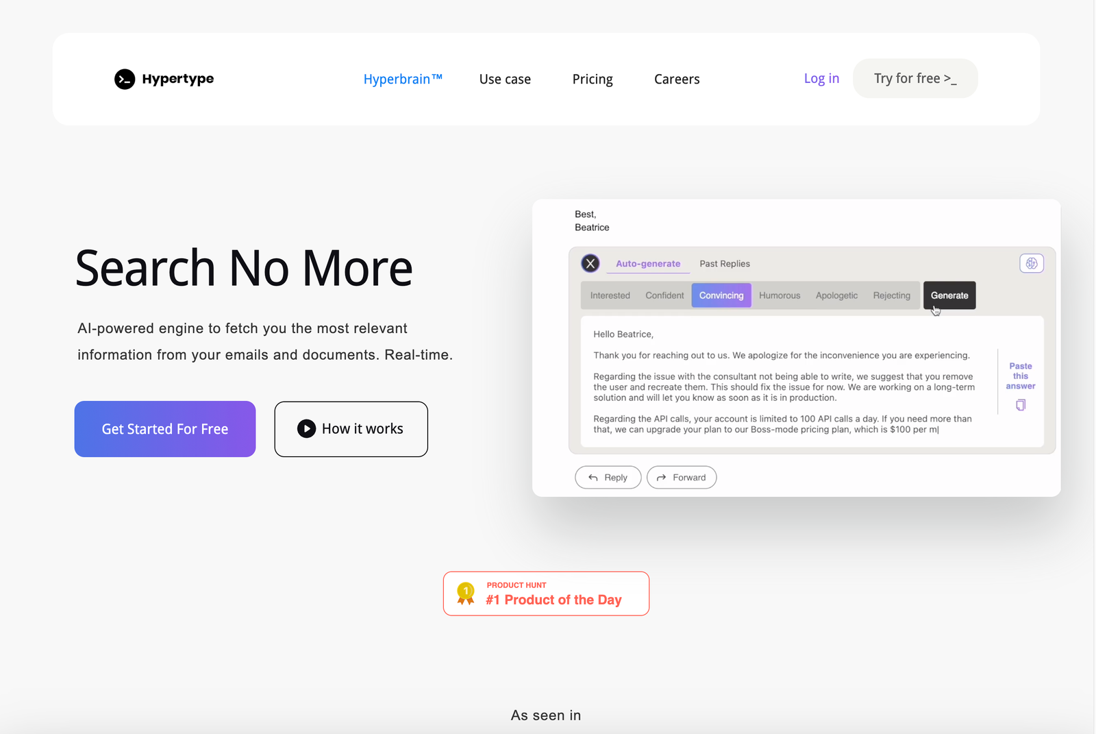 Hypertype: AI Tool Reviews, Pricing and Software alternatives 2025 | ReviewAI
