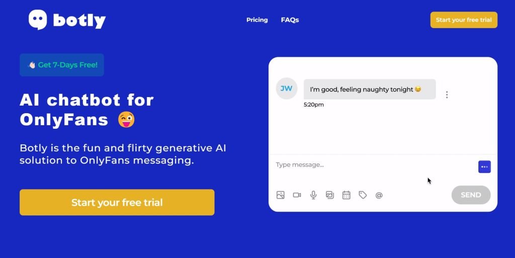 Botly: AI chatbot for OnlyFans: AI Tool Reviews, Pricing and Software alternatives 2024 | ReviewAI