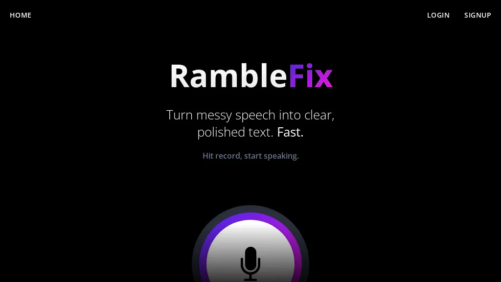 RambleFix: AI Tool Reviews, Pricing and Software alternatives 2025 | ReviewAI