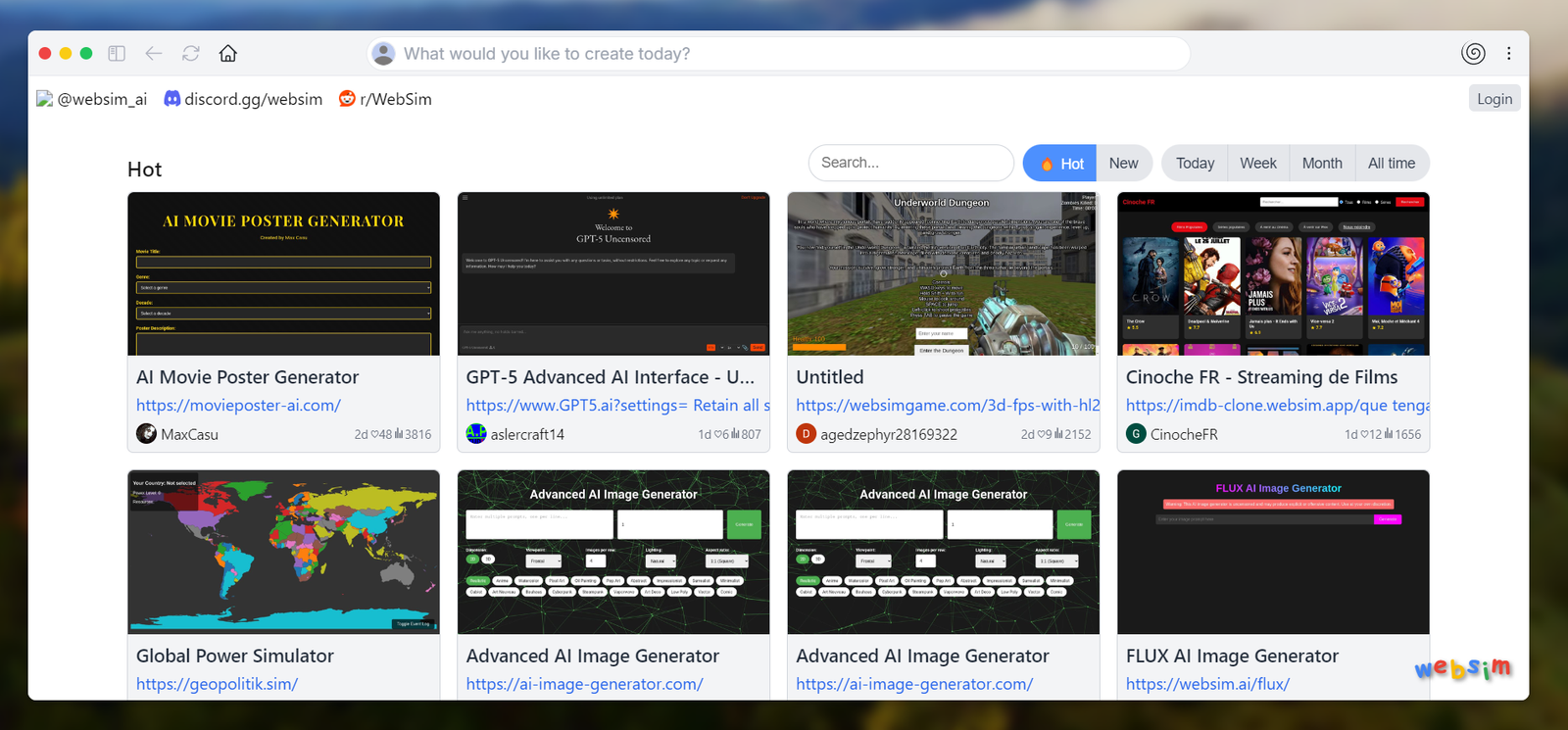 Websim AI: AI Tool Reviews, Pricing and Software alternatives 2025 | ReviewAI