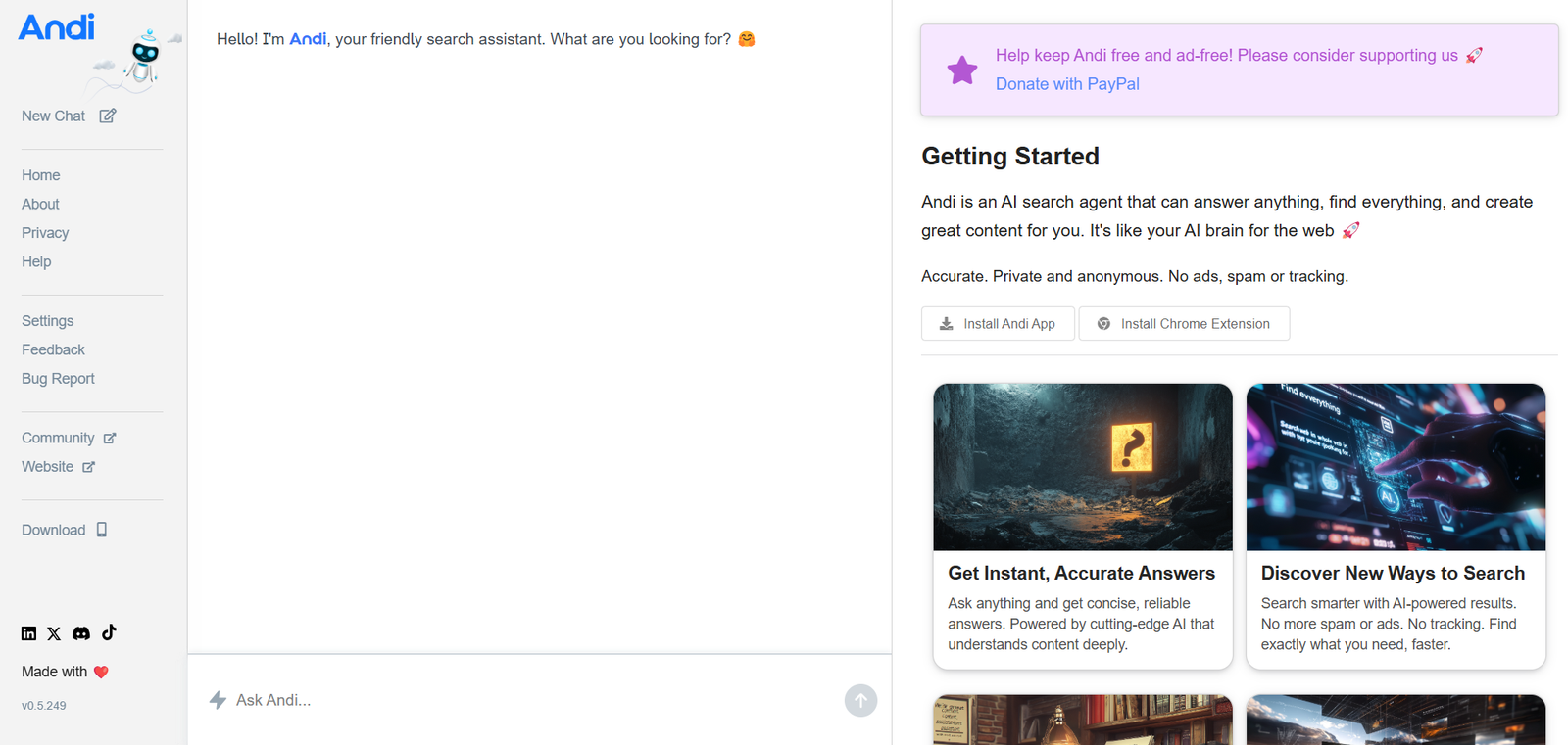 Andi AI: AI Tool Reviews, Pricing and Software alternatives 2025 | ReviewAI